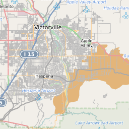 Map Of Hesperia Apple Valley Zip Codes The Vineyards, Apple Valley
