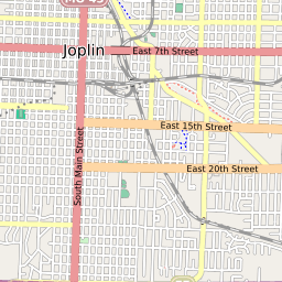 Joplin Tornado Path Map Tornado Damaged Joplin, From Above The