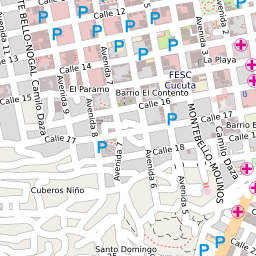 MAPA DE ZONAS DE RIESGO BIOLOGICO EN LA CLINICA SAN JOSE DE CUCUTA : Scribble Maps